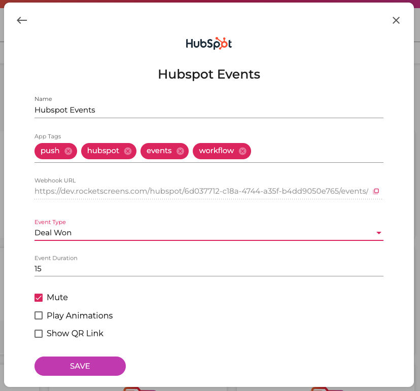 How can I setup HubSpot Events?